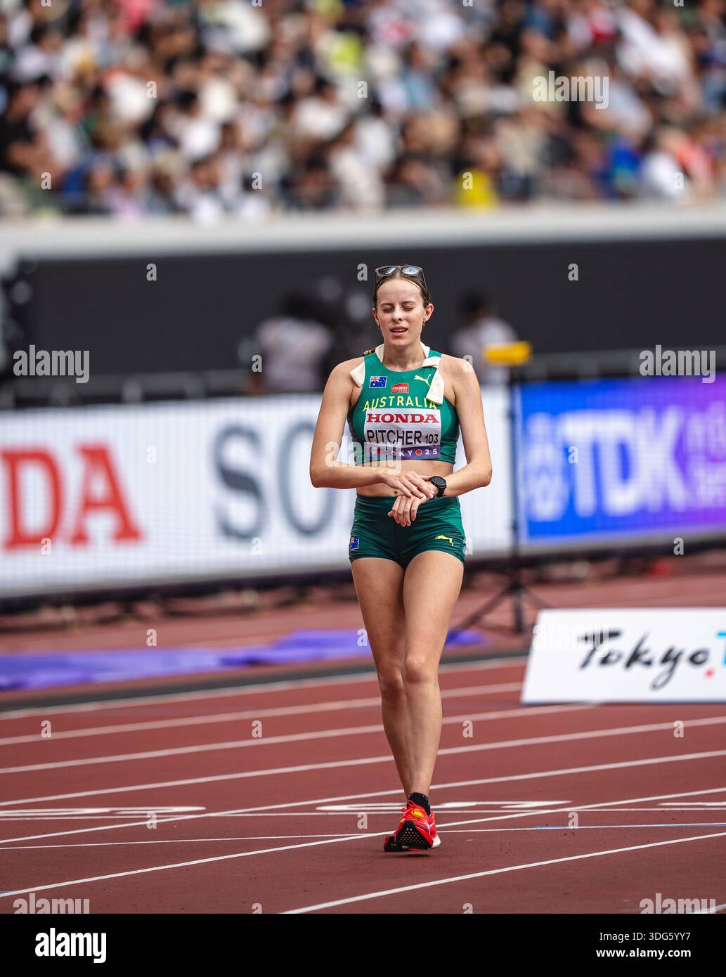 Allanah Pitcher participating in the World Athletics Championships in ...