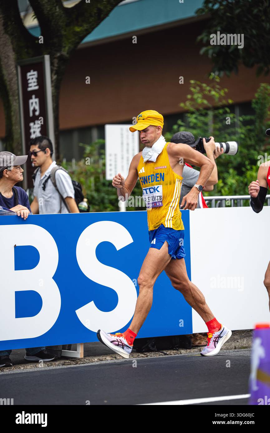 Perseus Karlström participating in the World Athletics Championships in ...