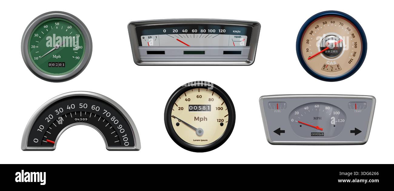 Motorcycle control panel speedometer dashboard Stock Vector Images - Alamy