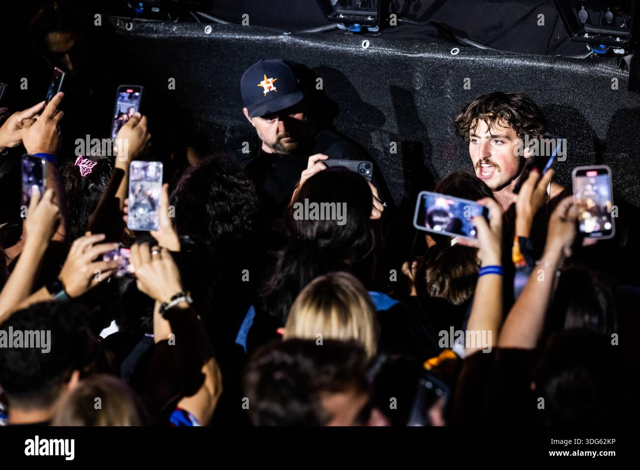 Benson Boone performing at the Montreux Jazz Festival in Montreux ...