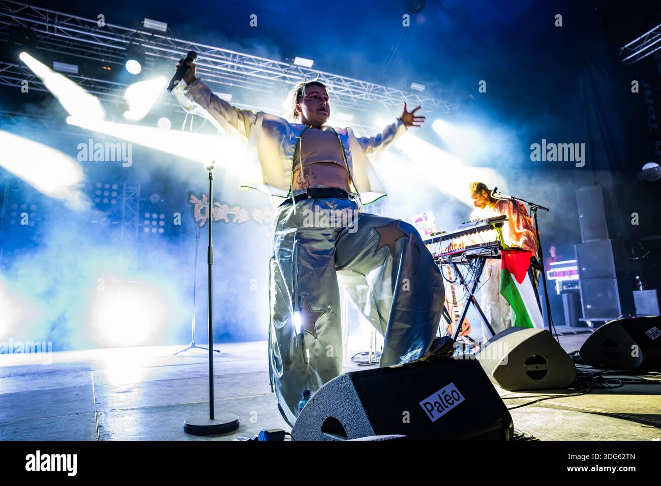 Creme Solaire performing at Paleo Festival Nyon in Nyon, Switzerland on ...