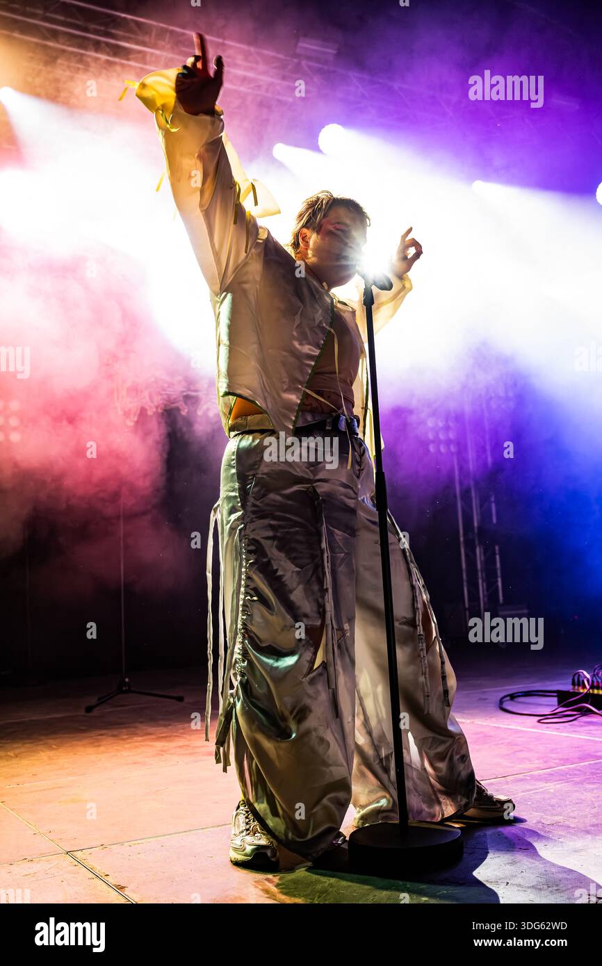 Creme Solaire performing at Paleo Festival Nyon in Nyon, Switzerland on ...