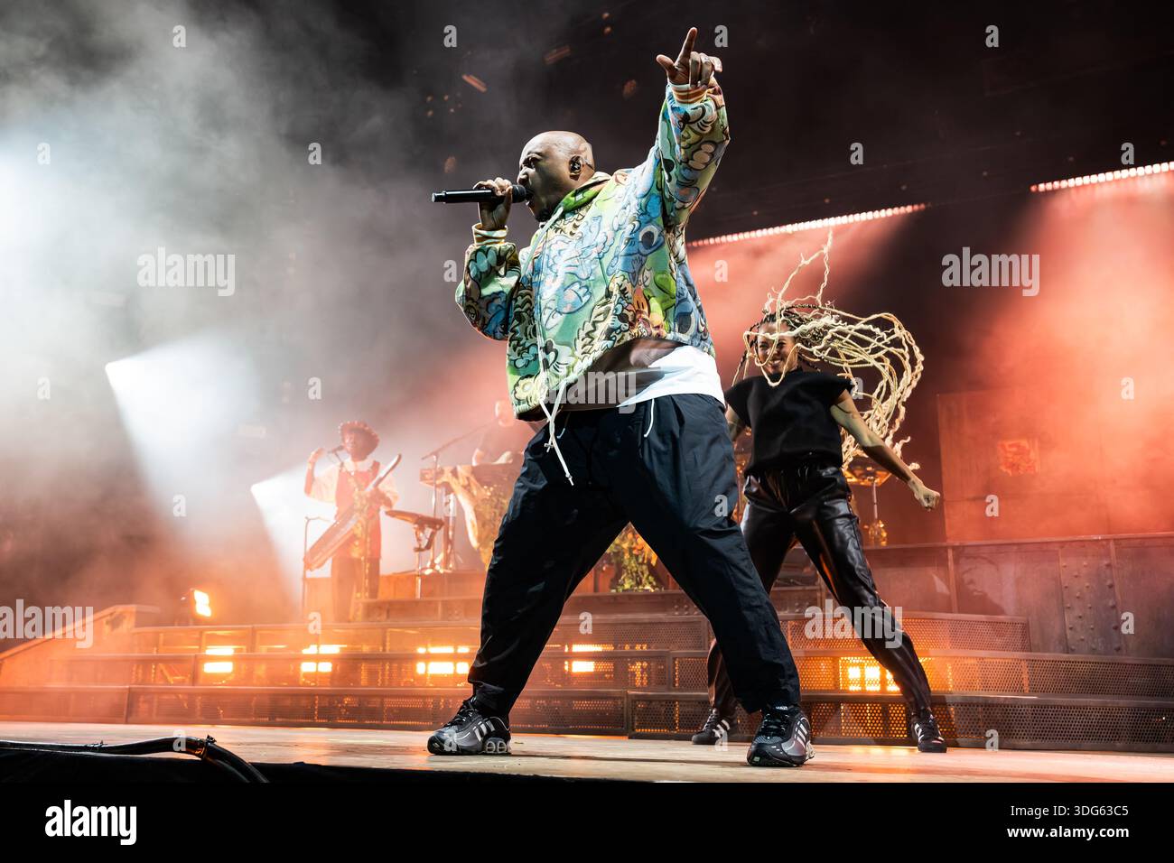 Soprano performing at Paleo Festival Nyon in Nyon, Switzerland on July ...