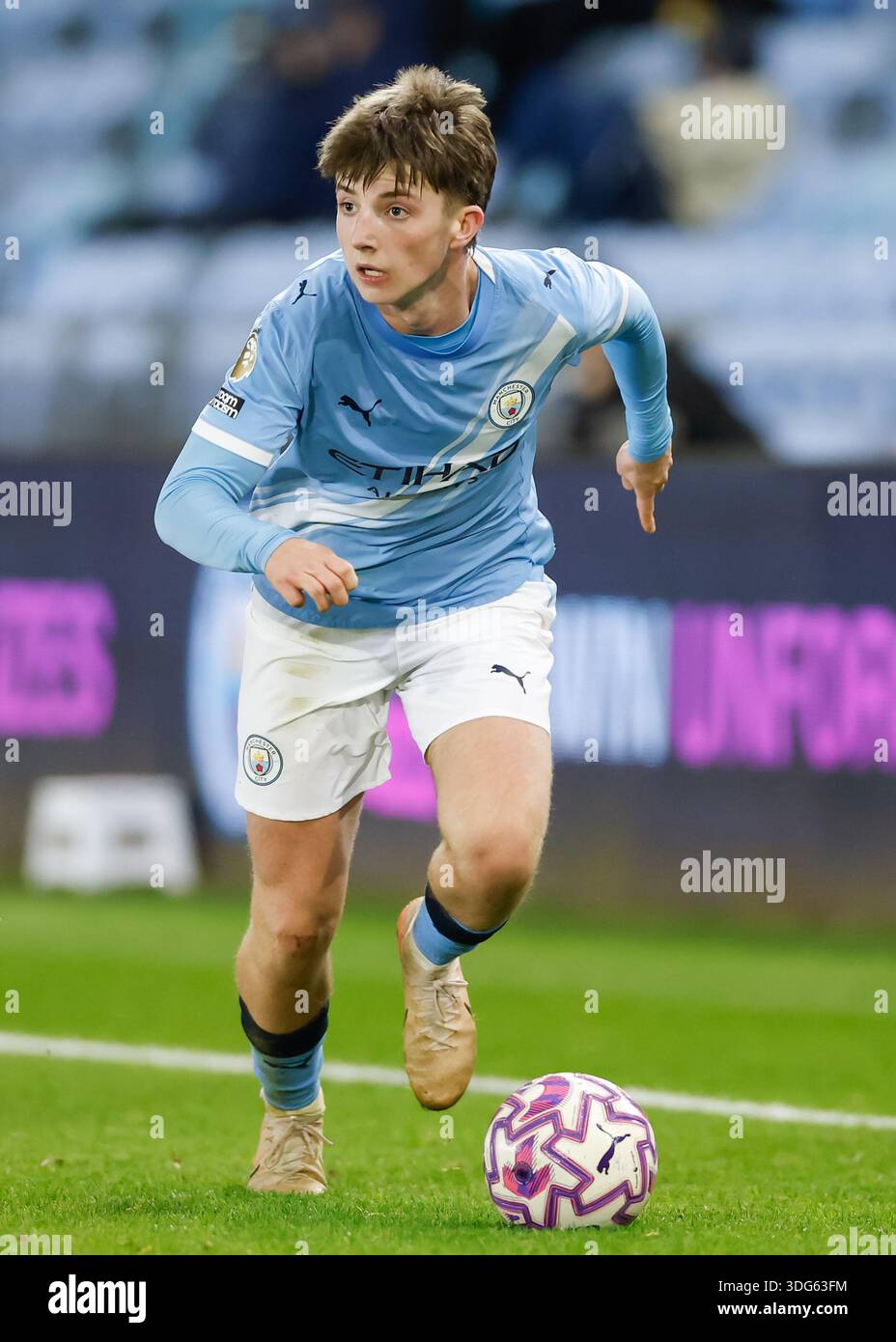 Manchester, England, 14th January 2026. Charlie Gray of Manchester City ...