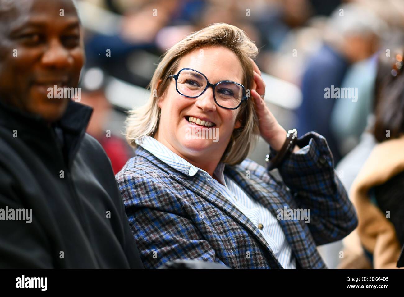 Audrey Lacroix of Basket Landes during the Women's Euroleague match ...