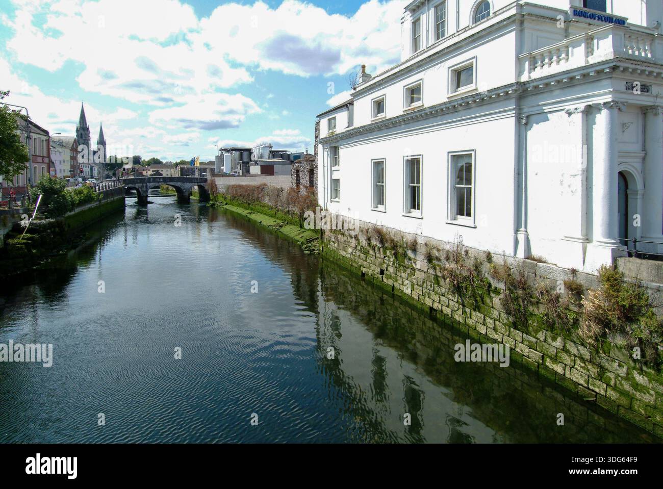 River Lee, Cork on a sunny day in Summer. - County Cork, Ireland : May ...