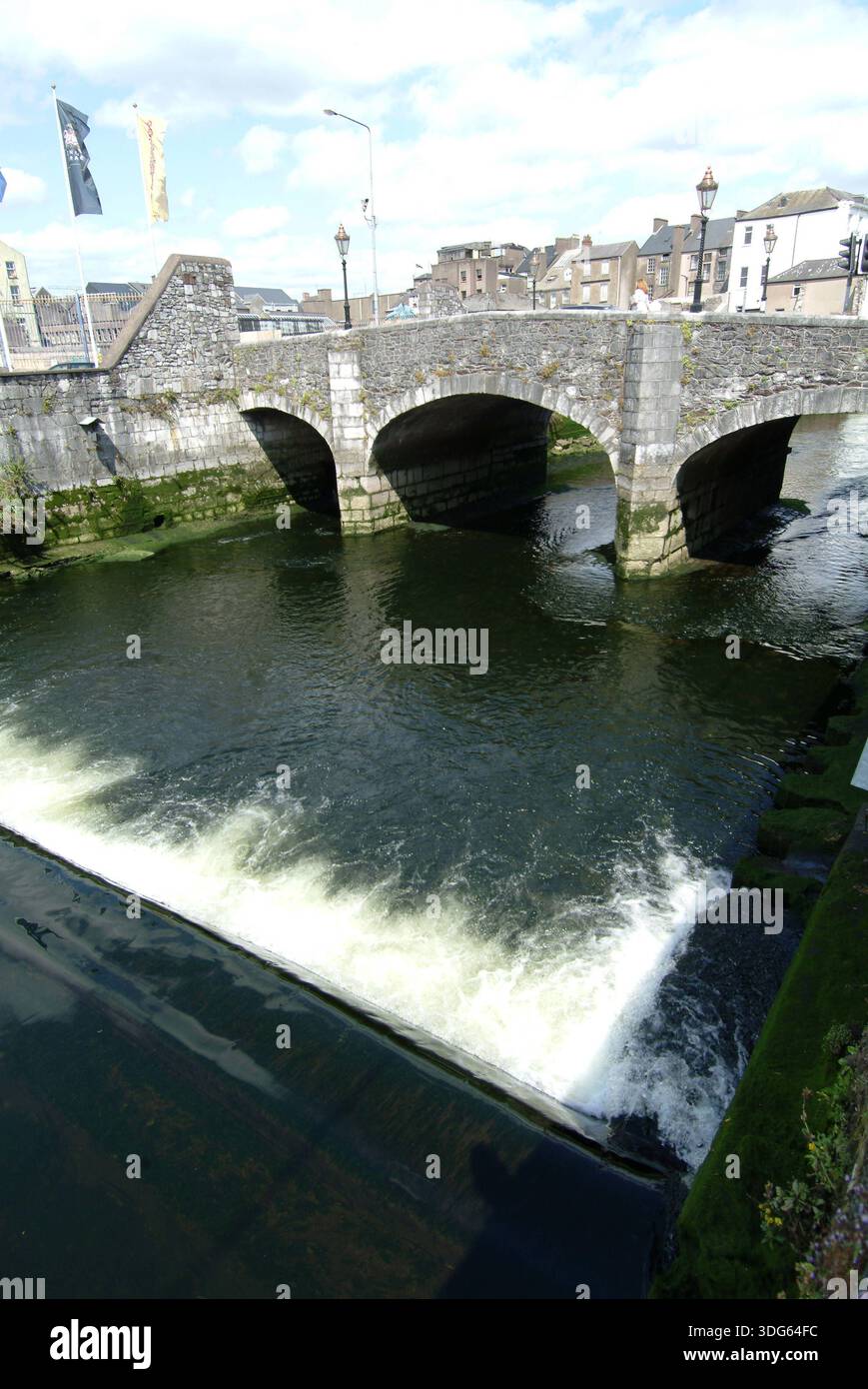 Wier and bridge on River Lee, Cork. - County Cork, Ireland : May 2022 ...