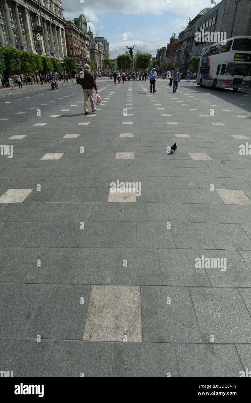 O'Connell St, Dublin on a sunny day in Summer. - Dublin - Ireland ...
