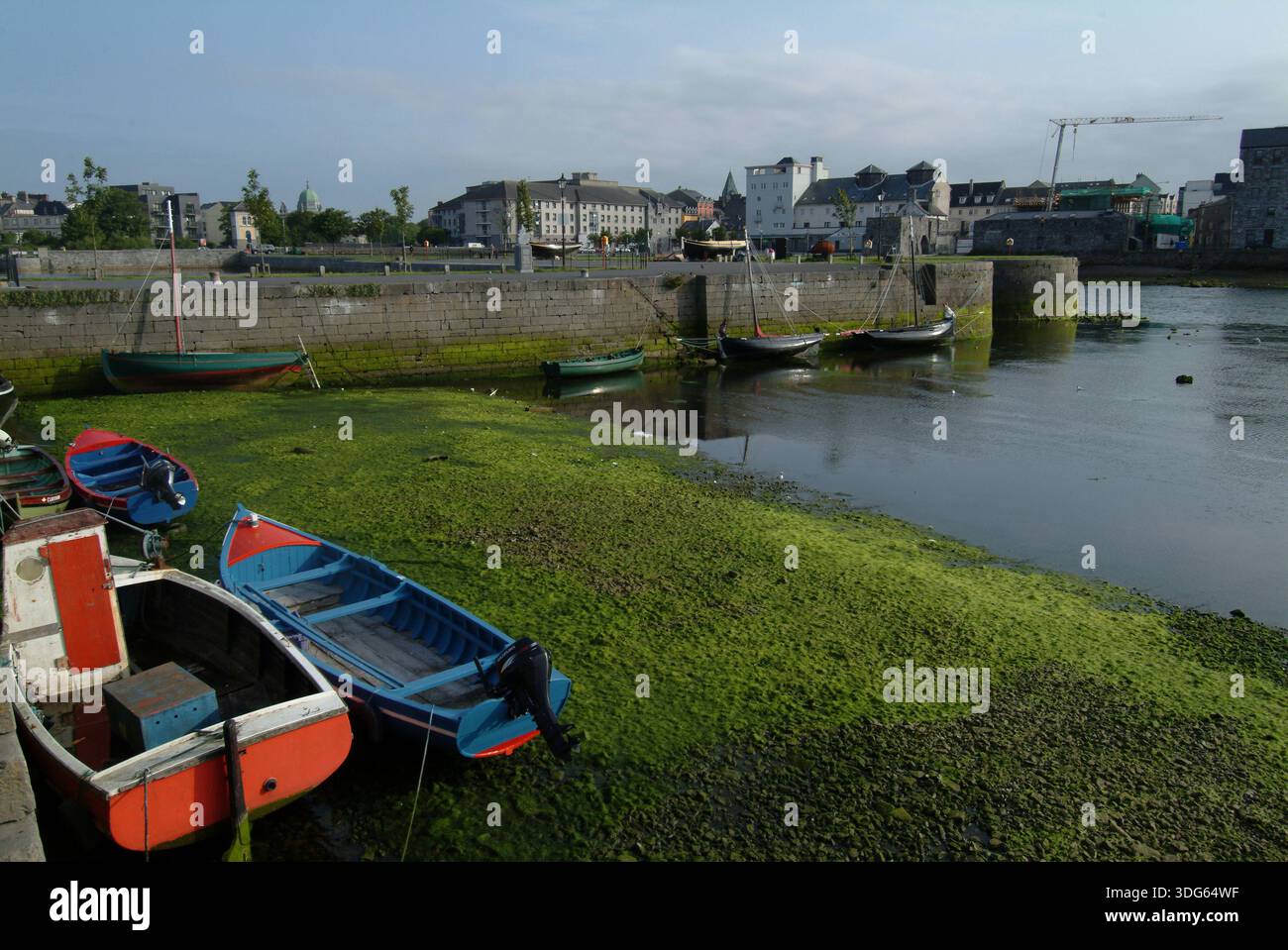 Claddagh Quay, Galway in the Latin Quarter by the River Corrib ...