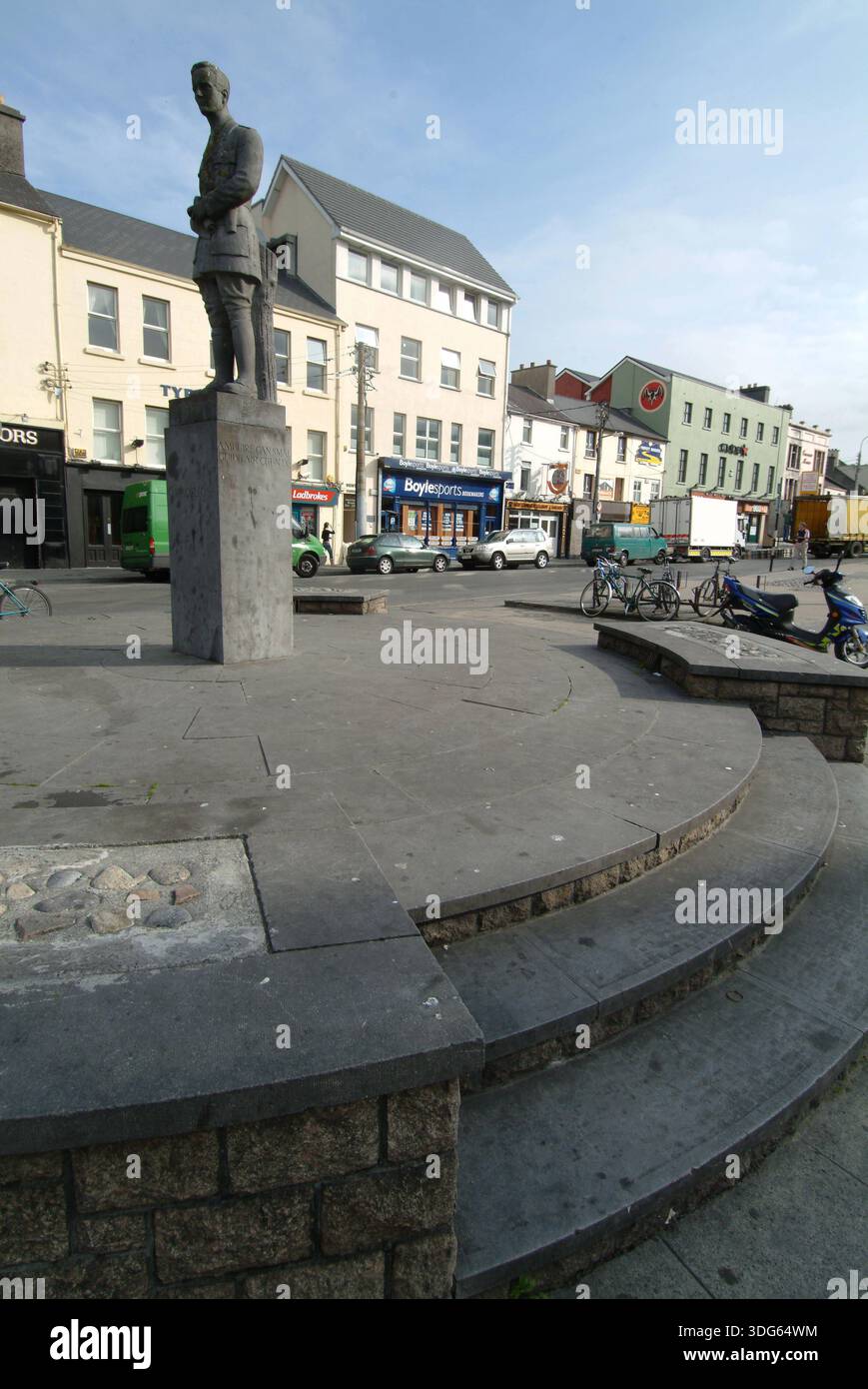 Statue of Liam Mellows, Galway. - Galway, Ireland : May 2022 Stock ...