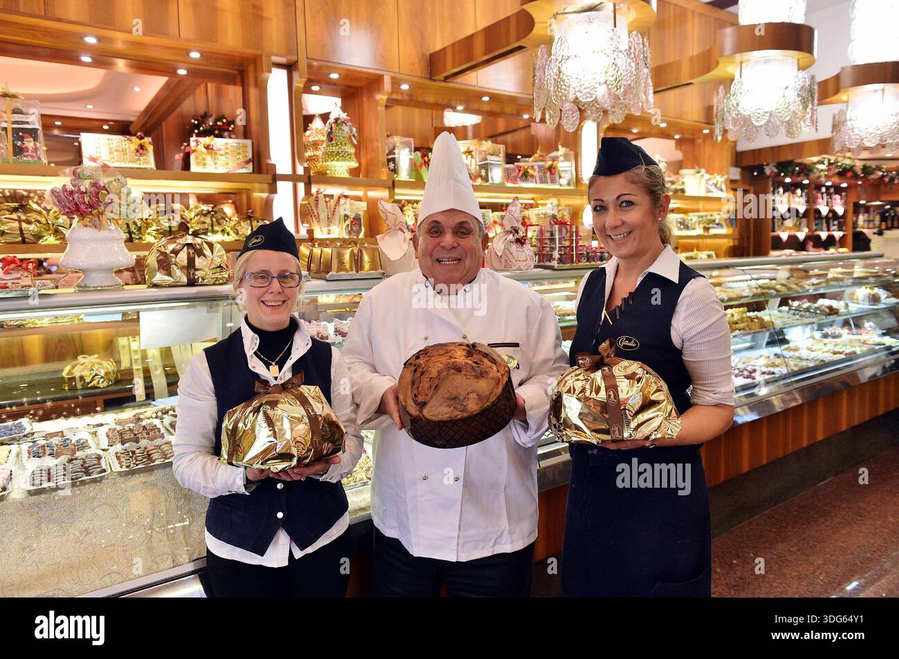 MILAN - MAKING OF ARTISAN PANETTONE AT THE GATTULLO PASTRY SHOP IN ...