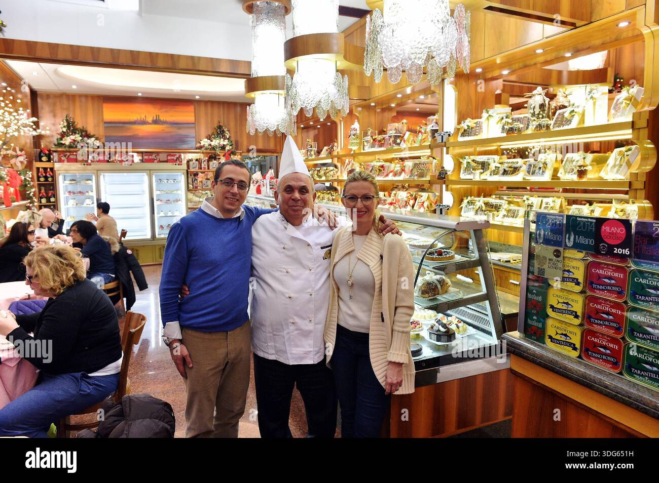 MILAN - MAKING OF ARTISAN PANETTONE AT THE GATTULLO PASTRY SHOP IN ...