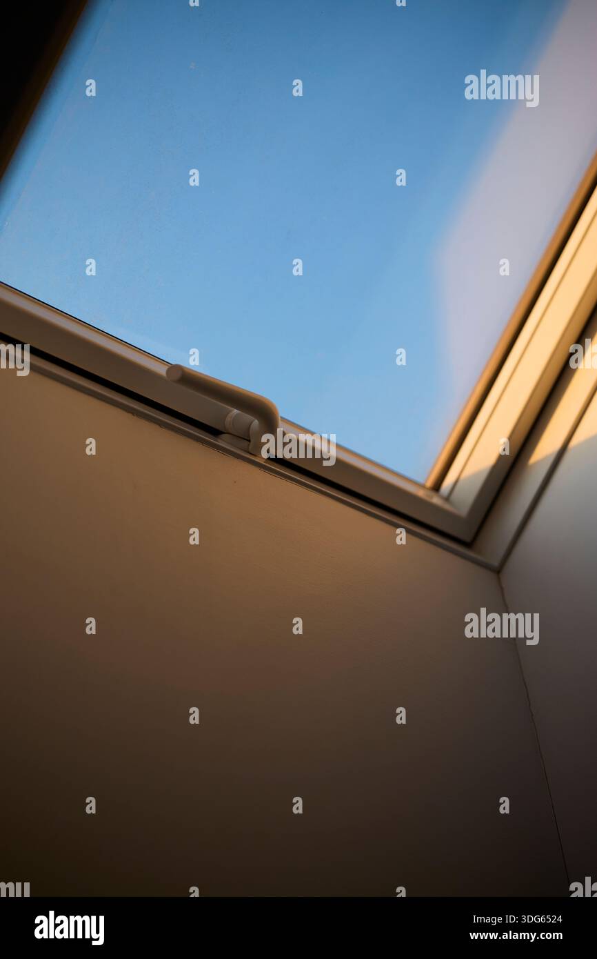 Roof Window in Modern Home Interior Stock Photo - Alamy