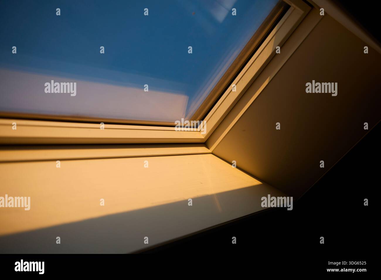 Roof Window in Modern Home Interior Stock Photo - Alamy