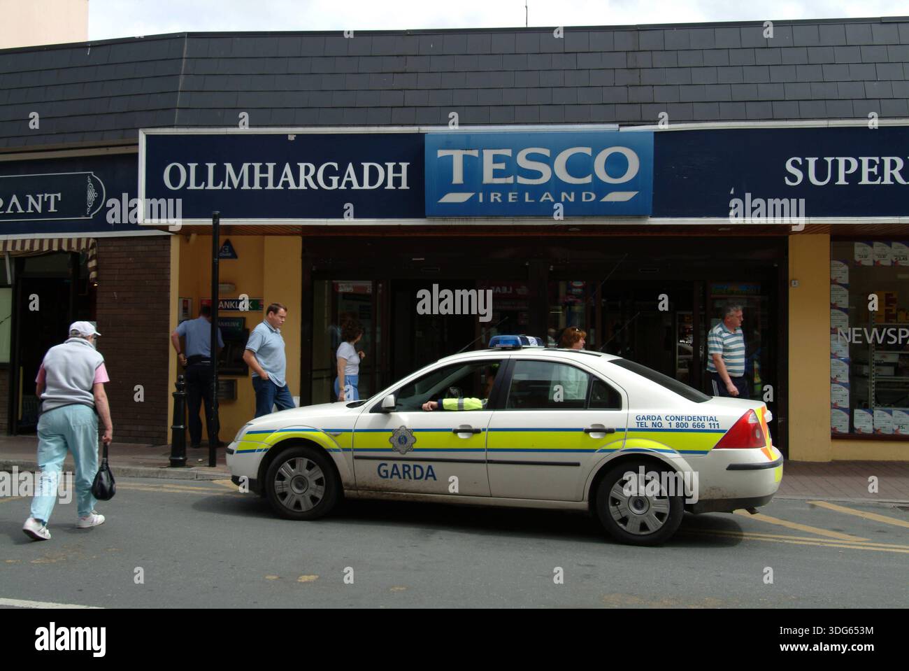 Garda car outside Tesco, Killarney. - County Kerry, Ireland : May 2022 ...
