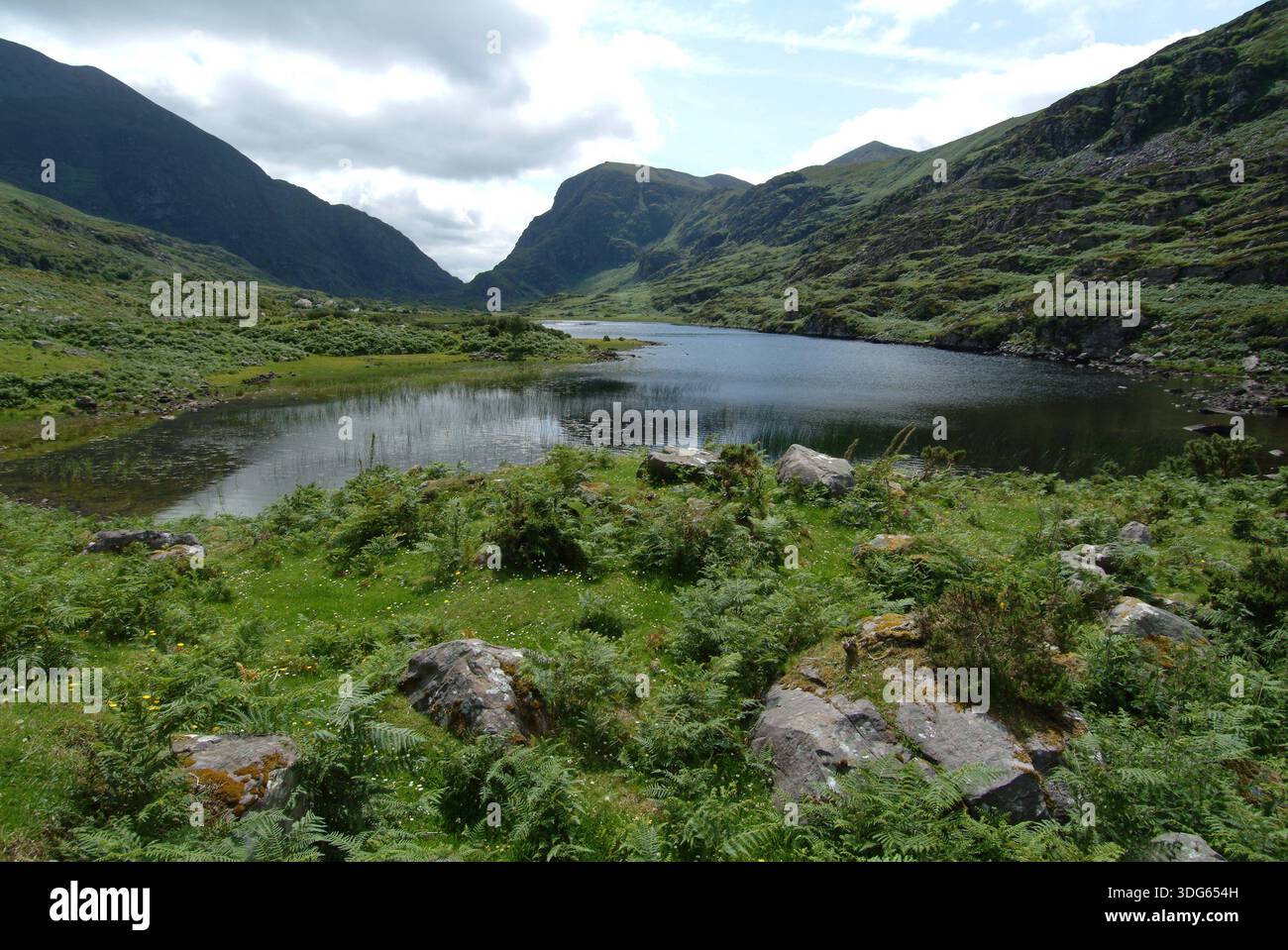 Gap of Dunloe on a sunny day in Summer. - County Kerry, Ireland : May ...