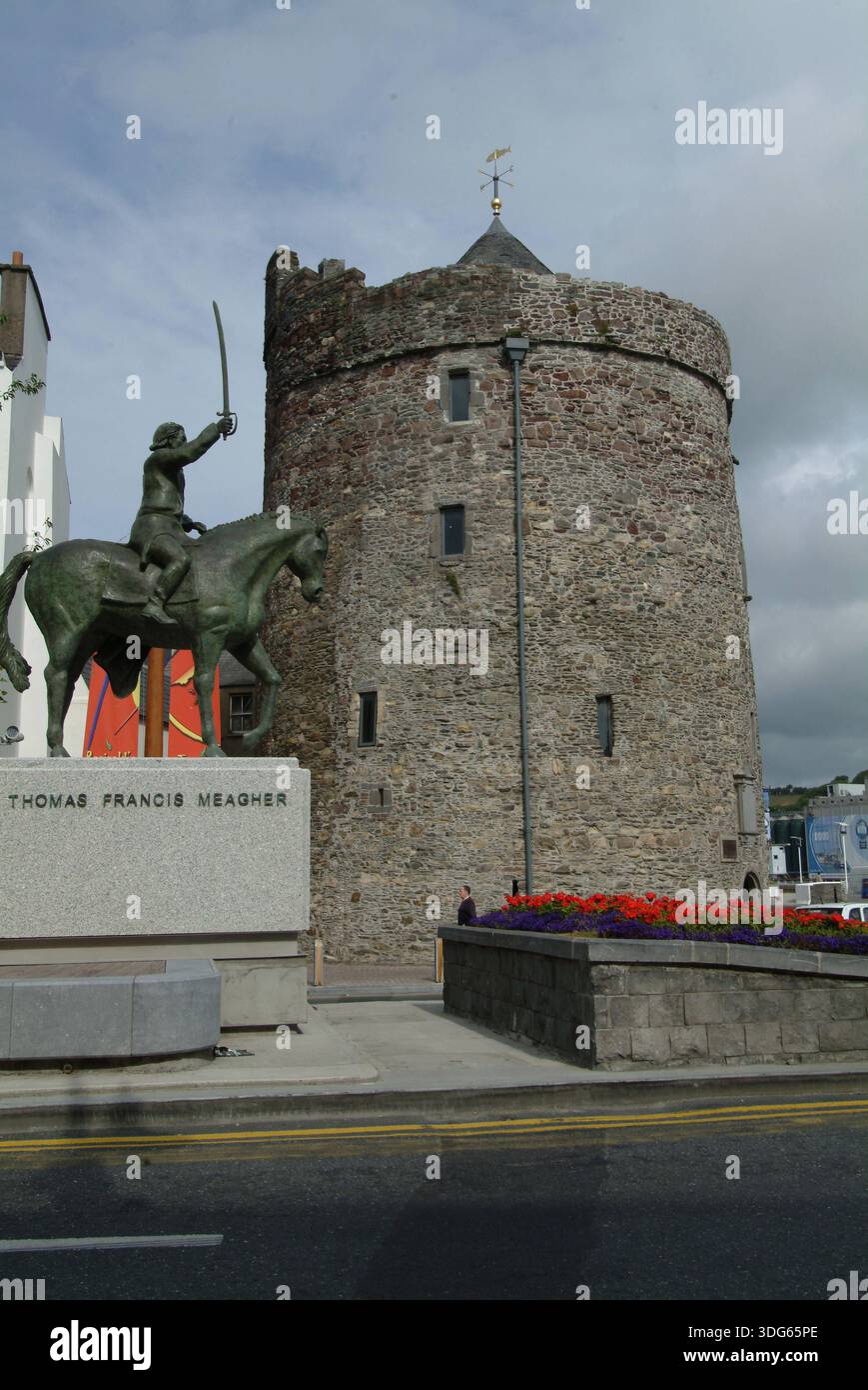 Thomas Francis Meagher statue by Reginald's tower, Waterford, a seaport ...