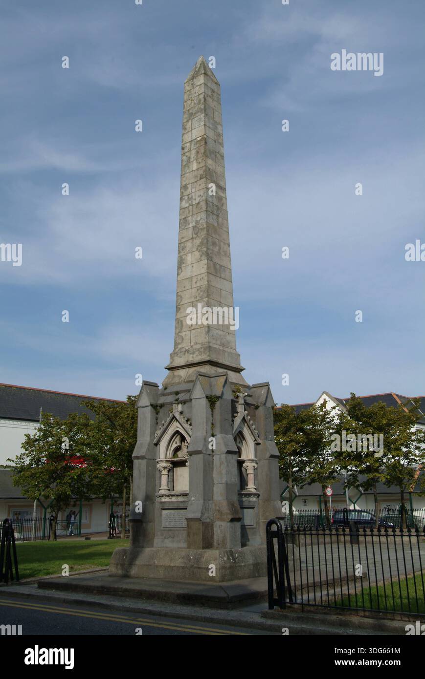 The Vallotton Monument in Wygram in Wexford Town. the county town of ...