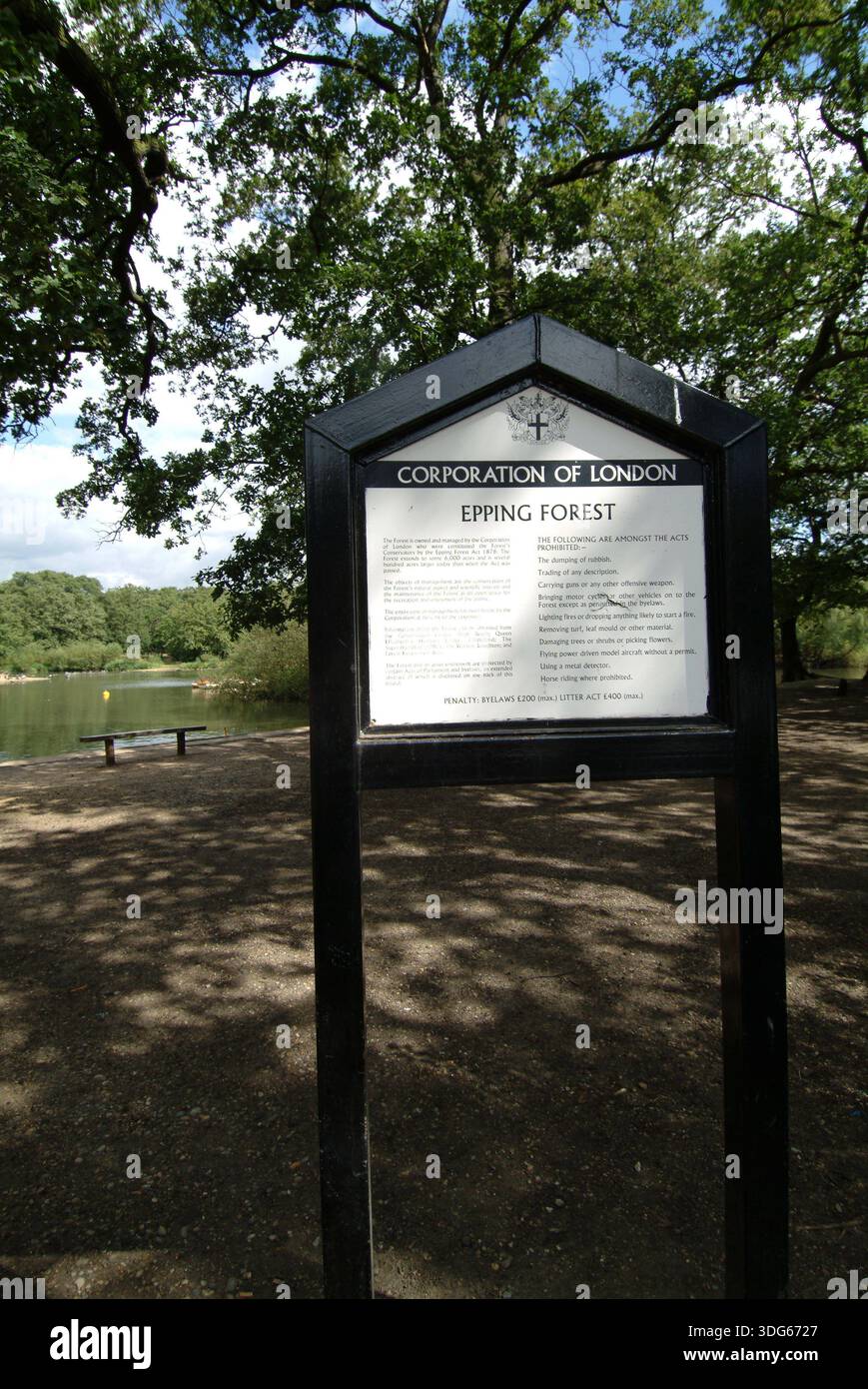 Information board detailing the natural history and recreational ...