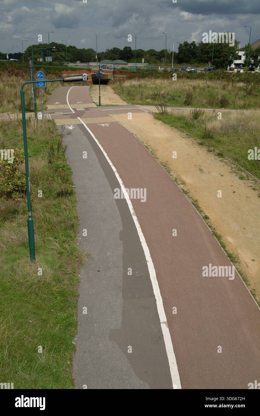 Bike lane across Green Man Roundabout, Wanstead. - Redbridge, United ...