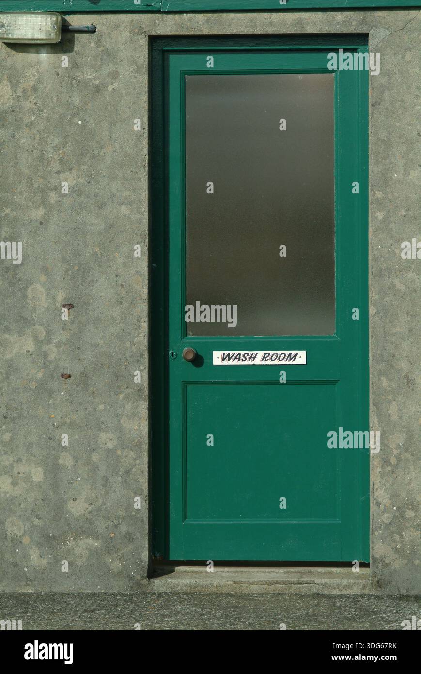 Wash room green door building frontage seen from street. - Cornwall ...