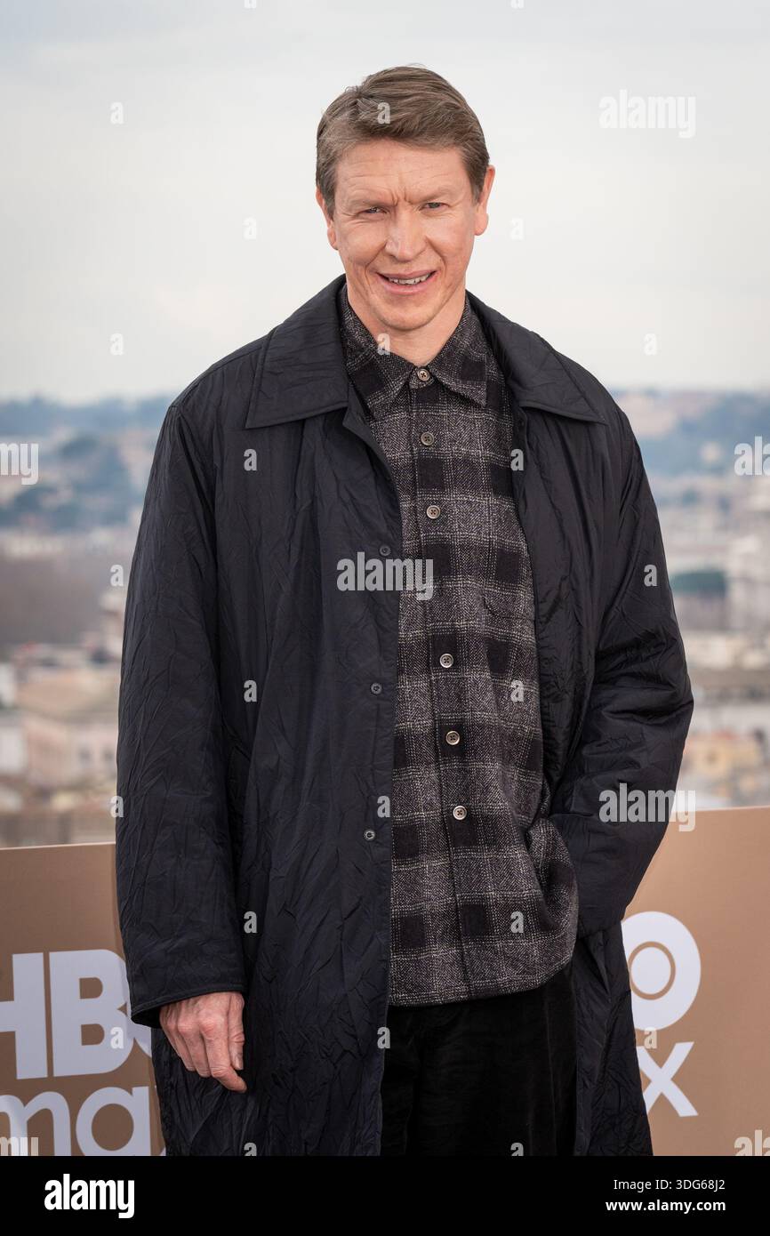 Sam Spruell attends the “HBO Max Italia” photocall at Hotel De La Ville ...