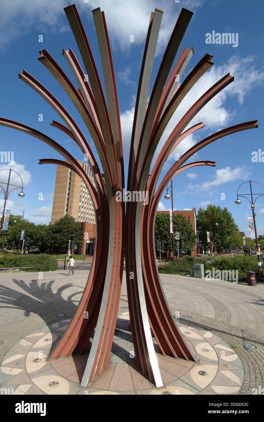 Contemporary Public metal Sculpture Stratford. - Newham, United Kingdom ...