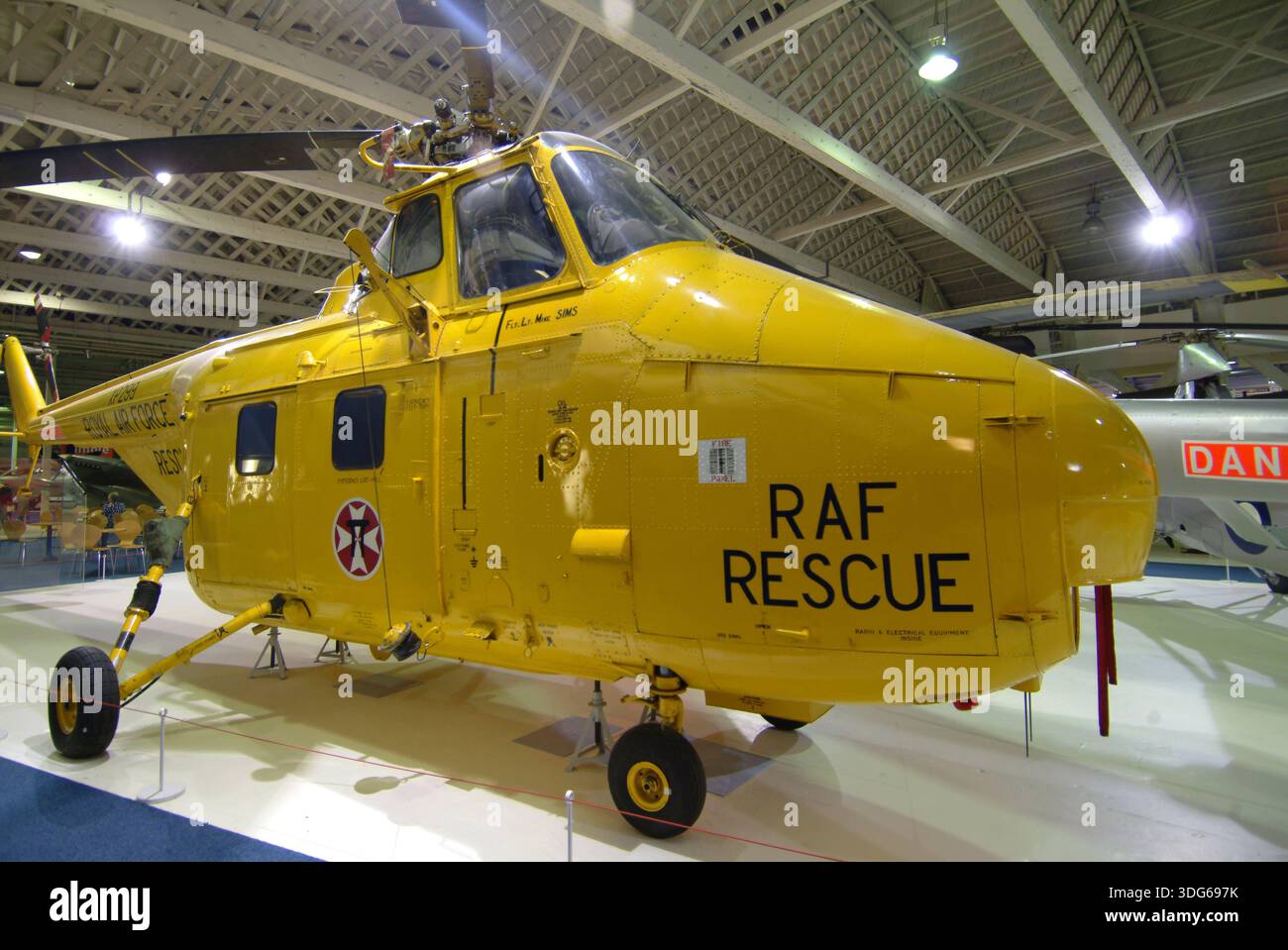 RAF rescue helicopter, RAF museum, Hendon. - Borough of Barnet, United ...