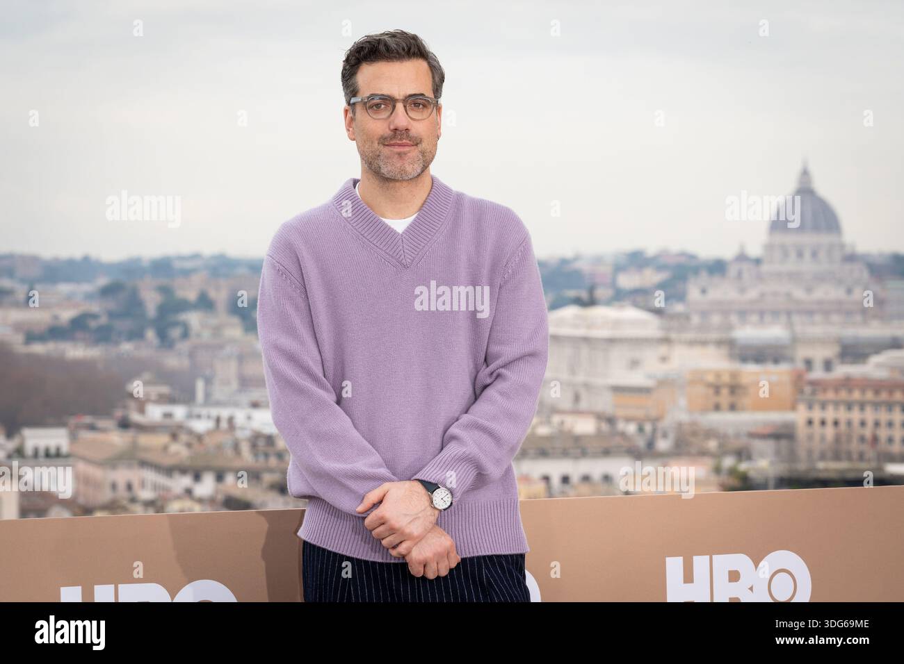 Daniel Ings attends the “HBO Max Italia” photocall at Hotel De La Ville ...