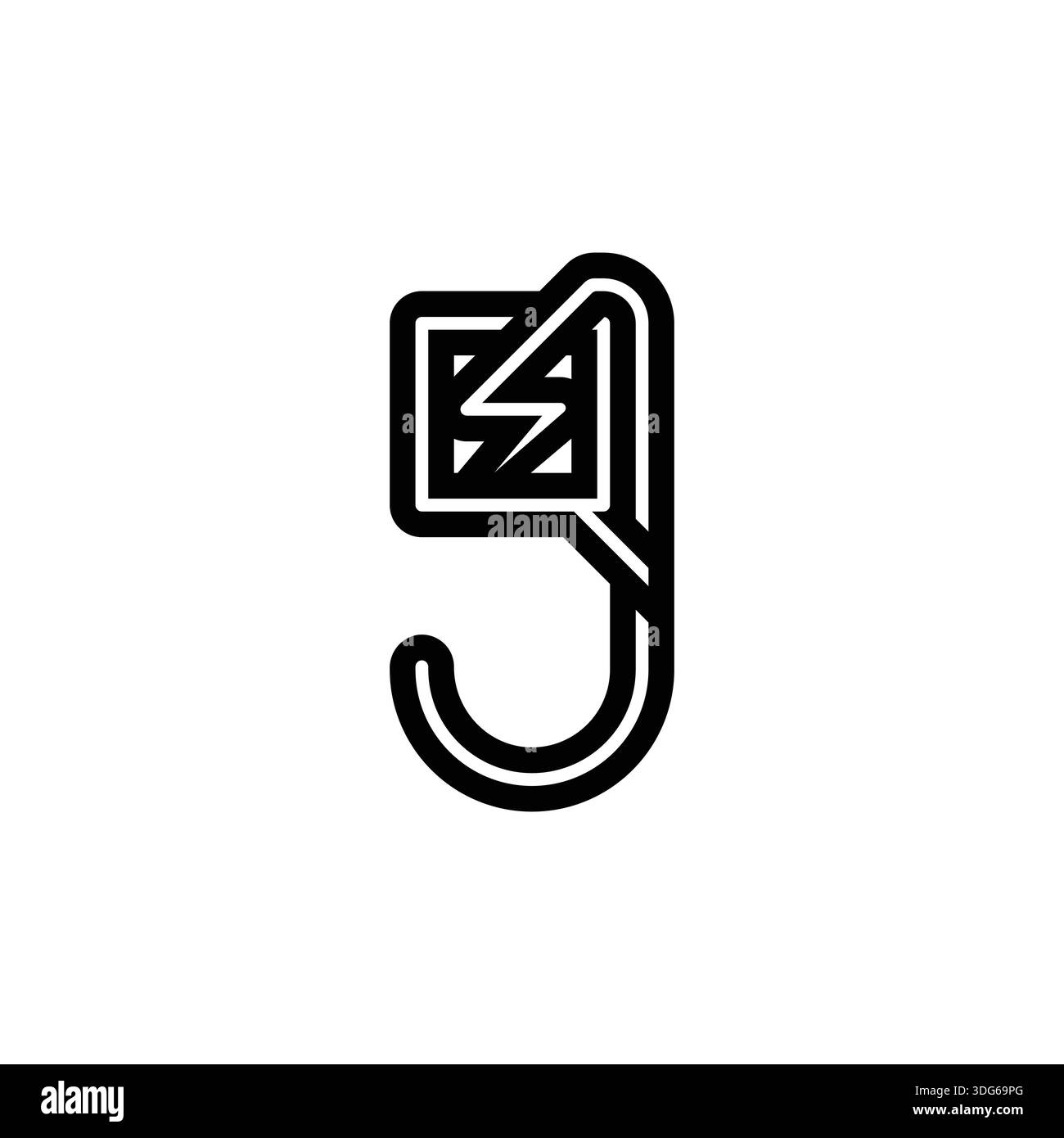 Versatile JQ QJ Monogram Logo for All Industries Stock Vector Image ...