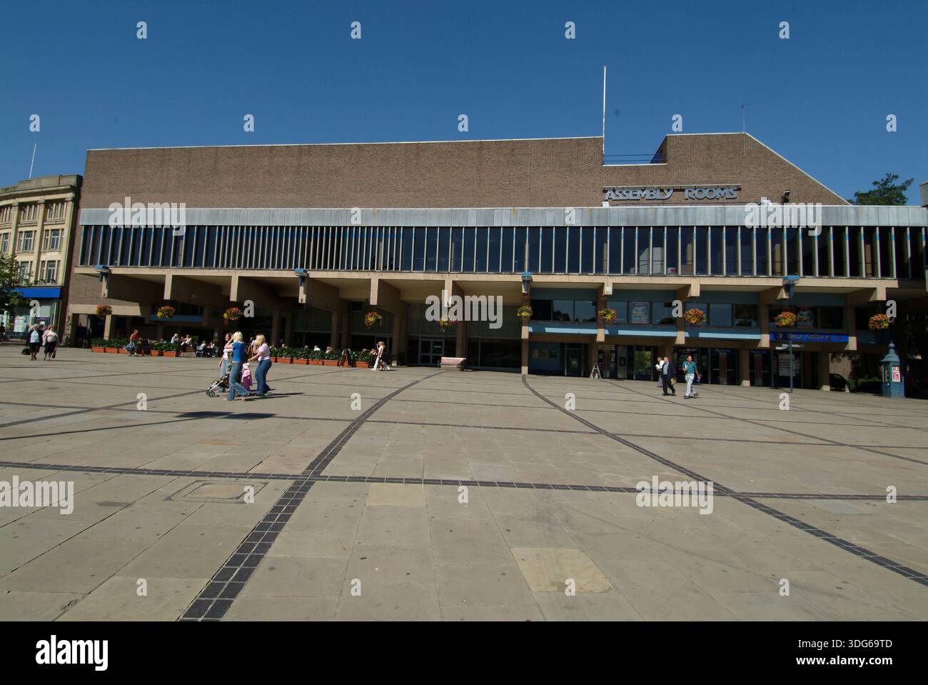 Derby Assembly rooms frontage seen from street. - Derby - England ...