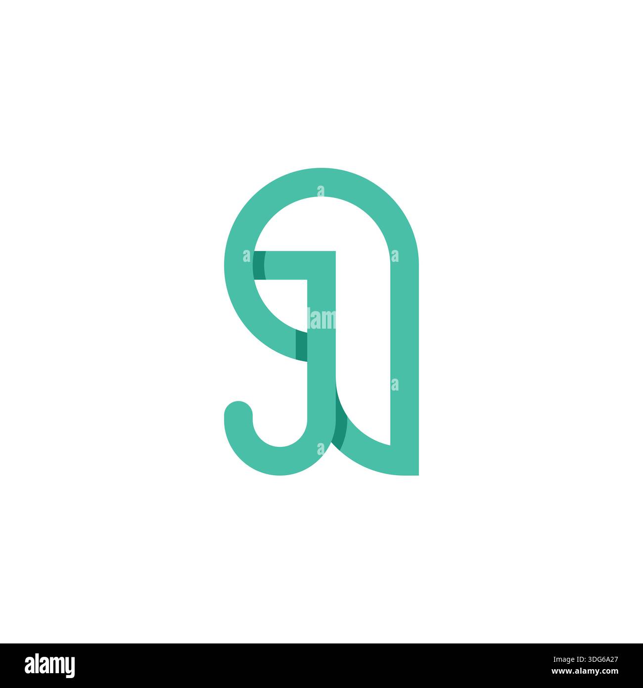Versatile JQ QJ Monogram Logo for All Industries Stock Vector Image ...