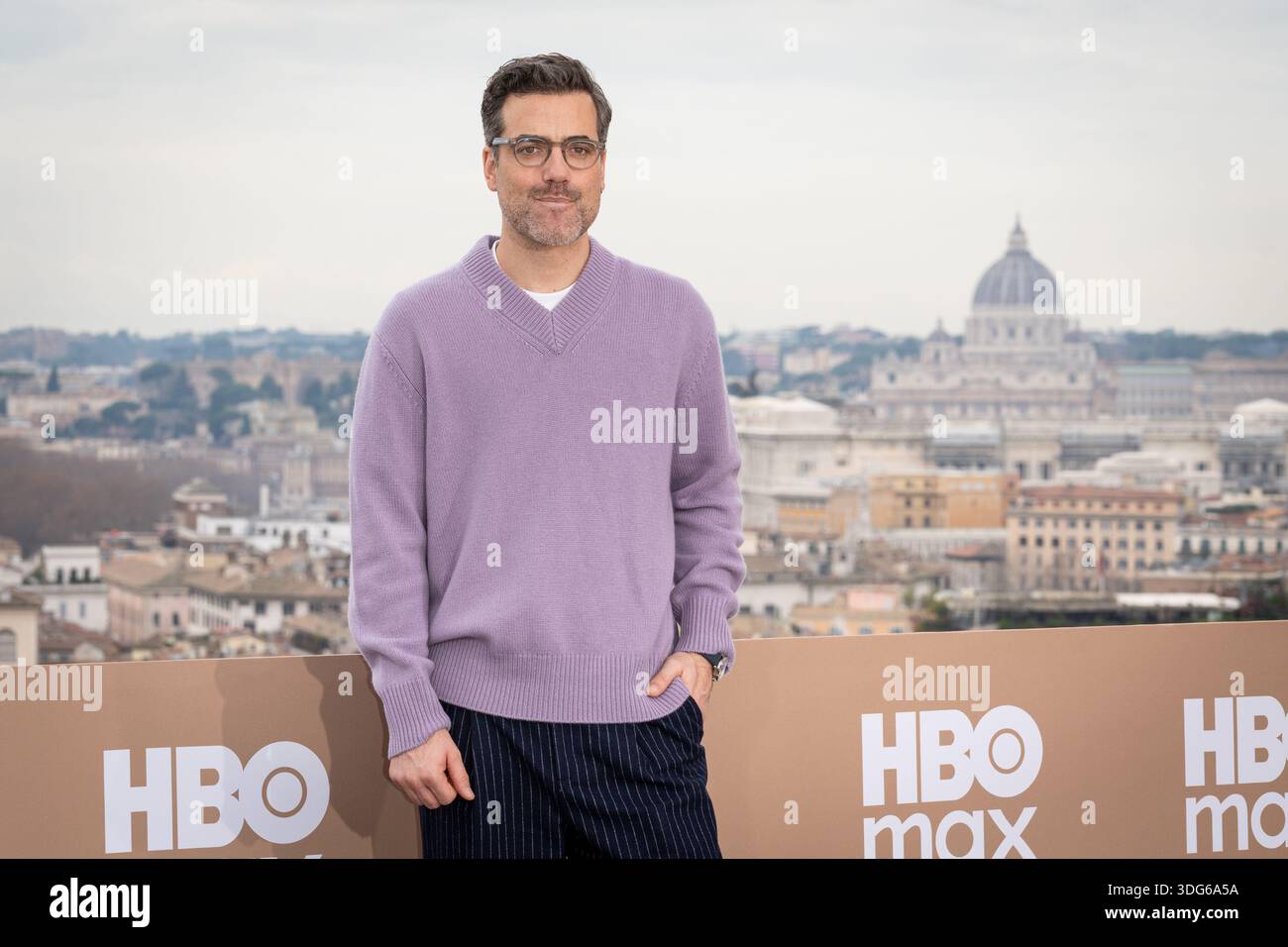 Daniel Ings attends the “HBO Max Italia” photocall at Hotel De La Ville ...