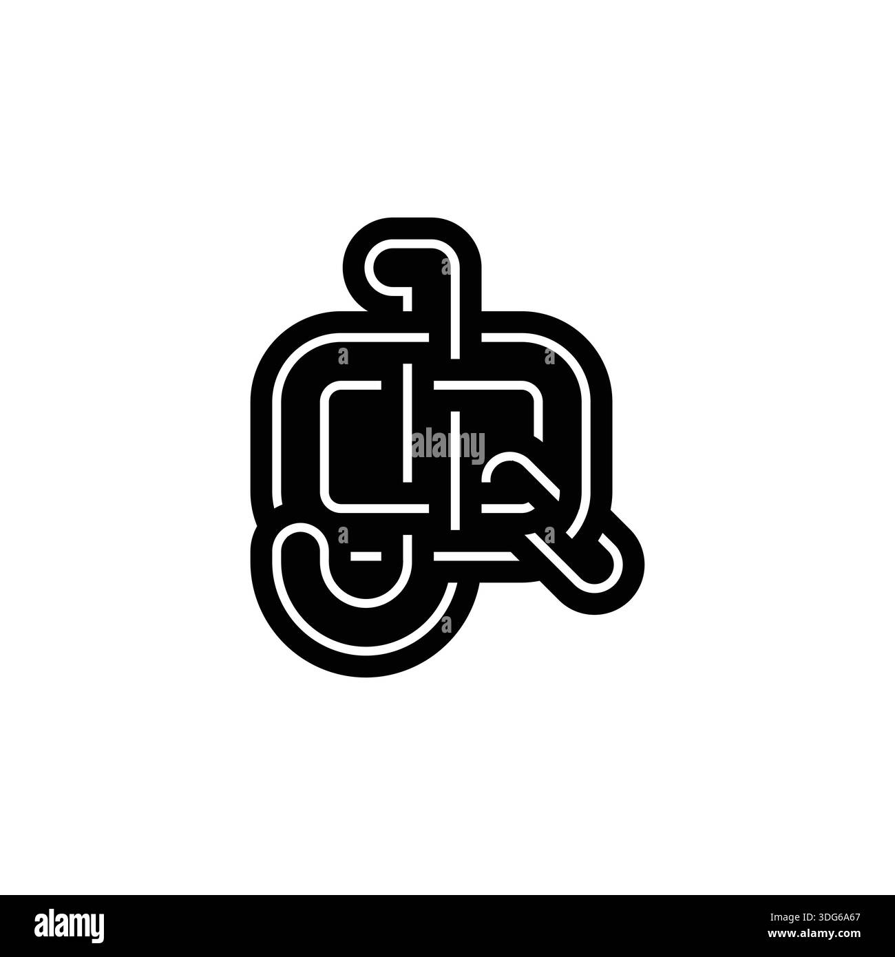 Versatile JQ QJ Monogram Logo for All Industries Stock Vector Image ...