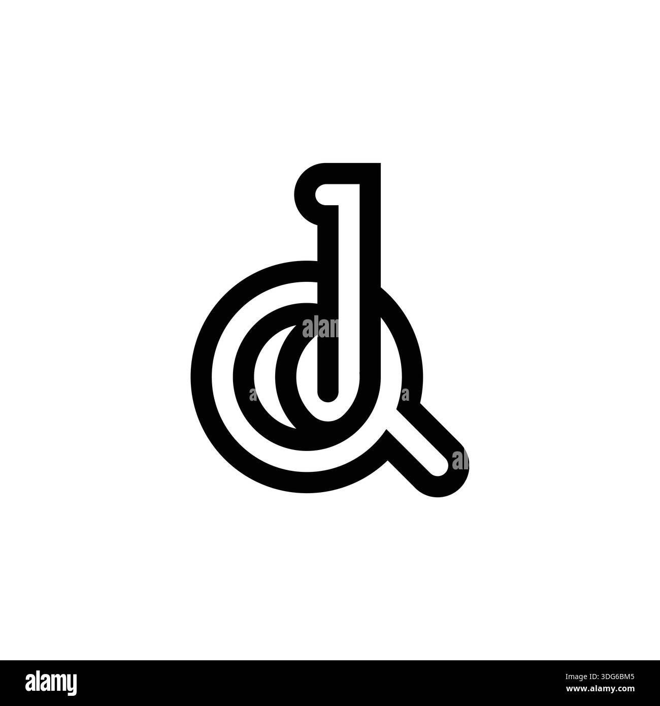 Versatile JQ QJ Monogram Logo for All Industries Stock Vector Image ...