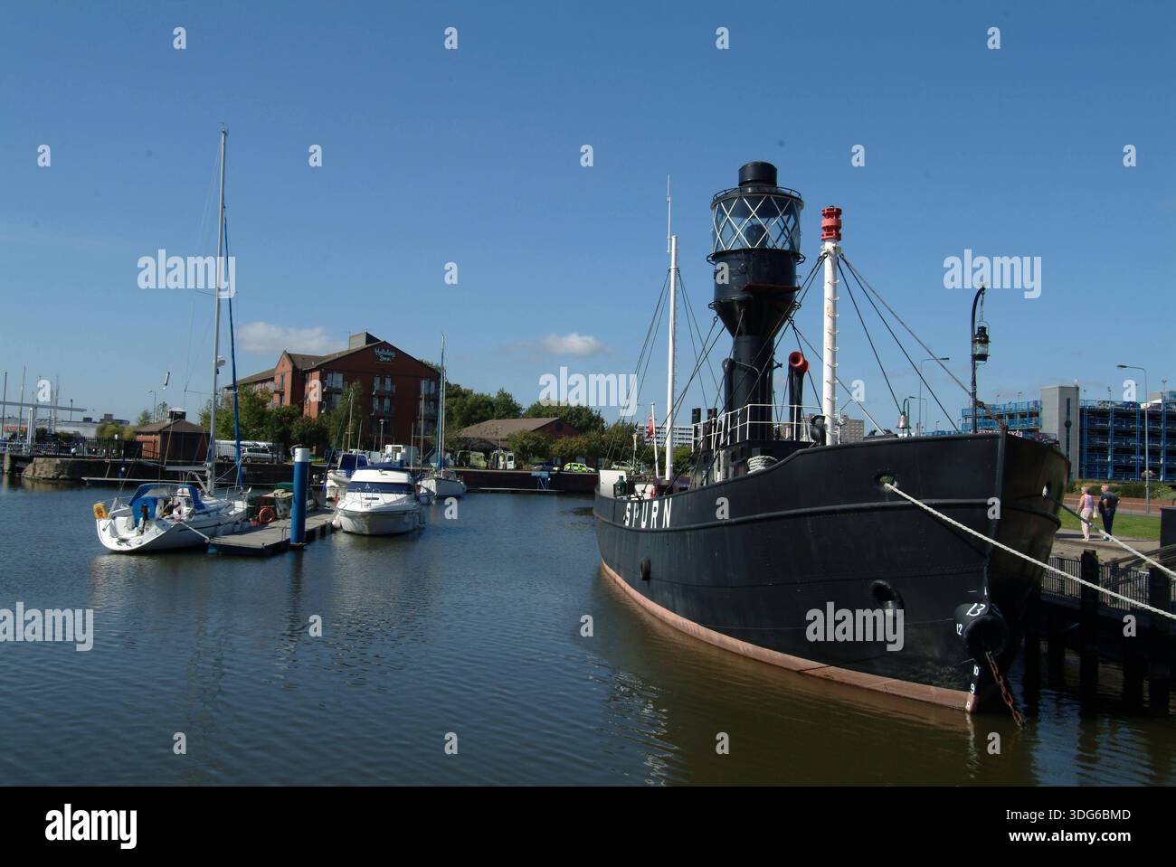 Old Spurn light ship, Hull marina. - Hull, United Kingdom : May 2022 ...