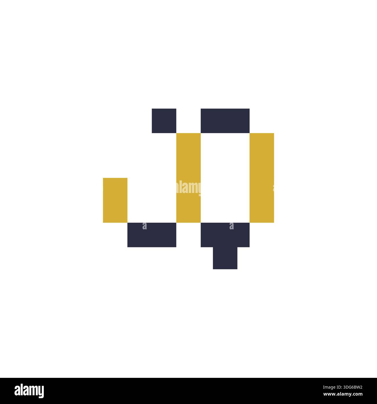 Versatile JQ QJ Monogram Logo for All Industries Stock Vector Image ...
