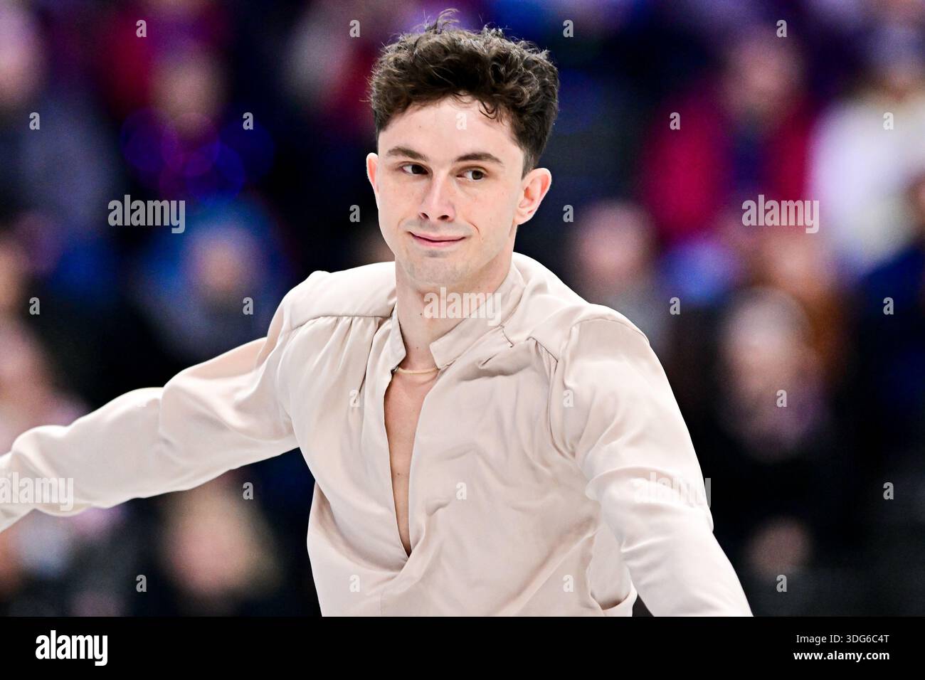 Alexander ZLATKOV (BUL), during Men Short Program, at the ISU Figure ...