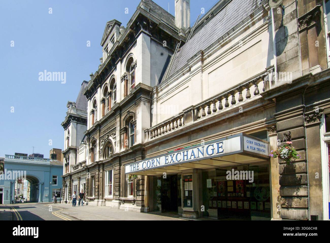 Historic Corn Exchange theatre building showcasing intricate ...