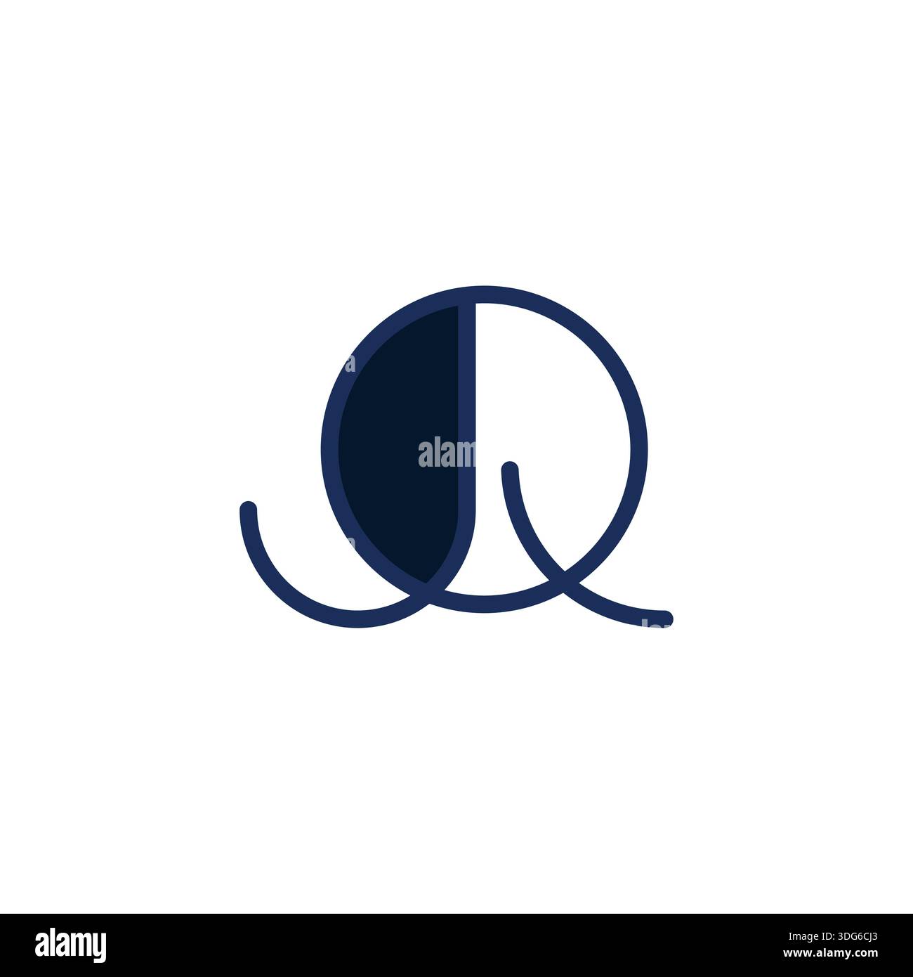 Versatile JQ QJ Monogram Logo for All Industries Stock Vector Image ...