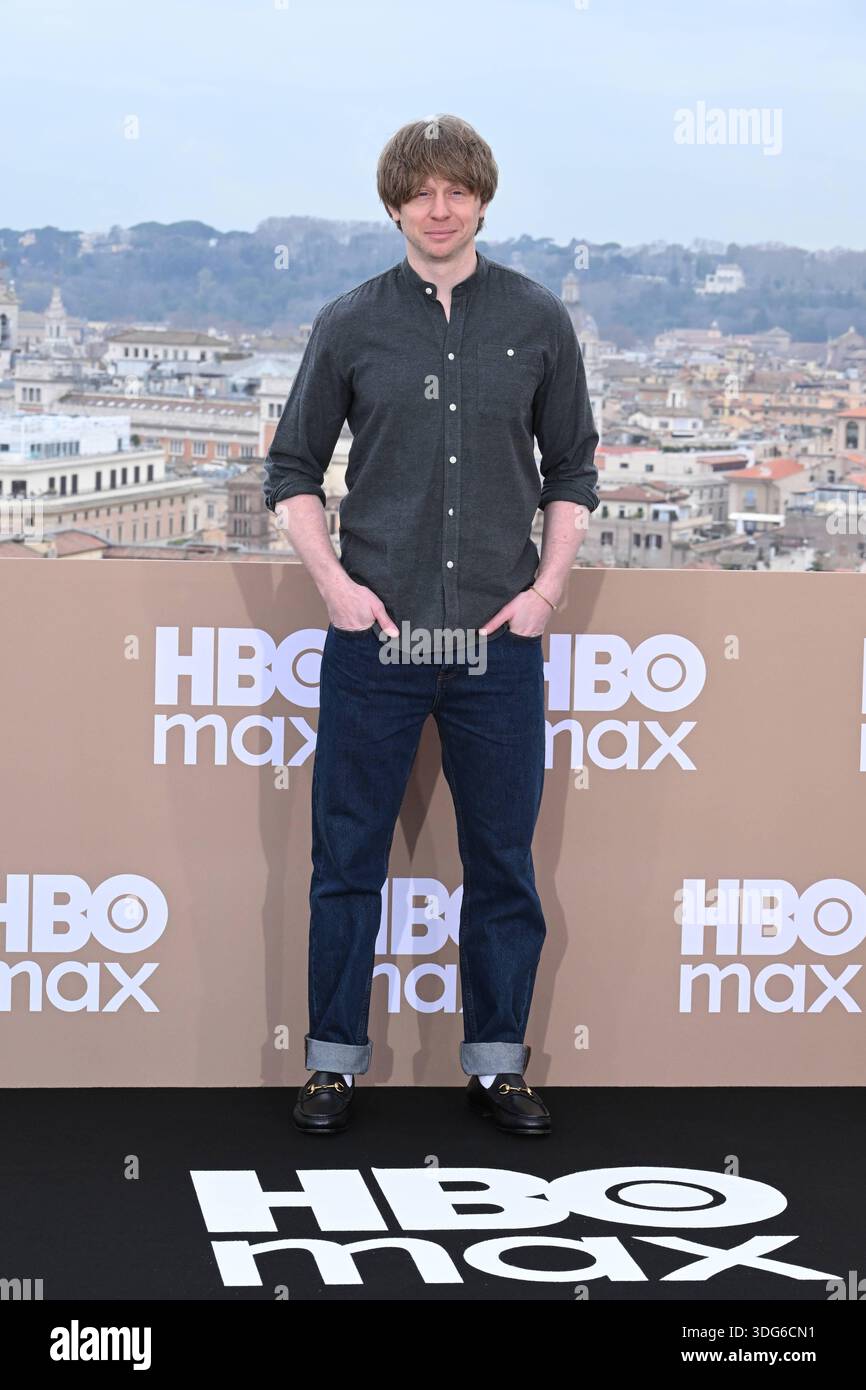 Rome: Hotel De La Ville. HBO Max Italia Photocall. Pictured: Ira Parker ...