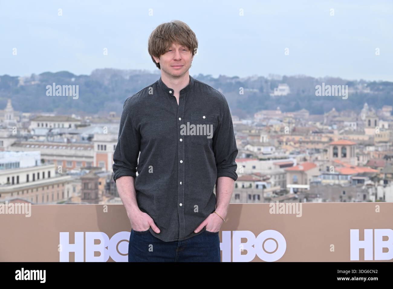 Rome: Hotel De La Ville. HBO Max Italia Photocall. Pictured: Ira Parker ...