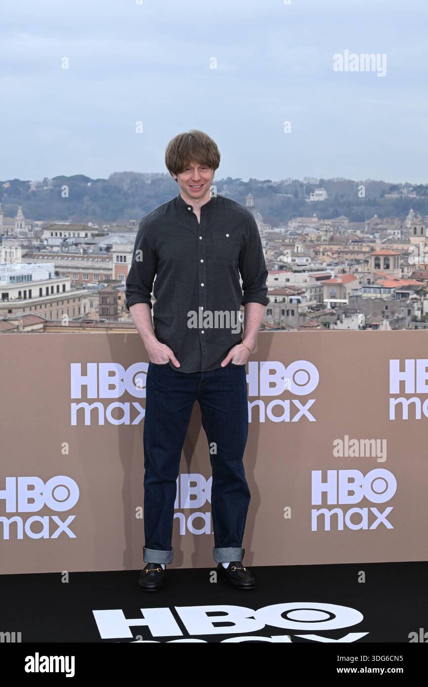 Rome: Hotel De La Ville. HBO Max Italia Photocall. Pictured: Ira Parker ...