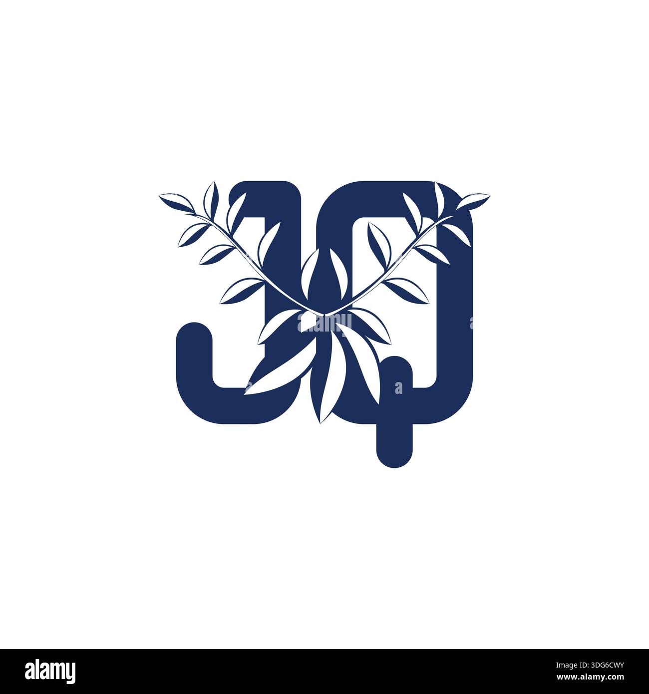 Versatile JQ QJ Monogram Logo for All Industries Stock Vector Image ...