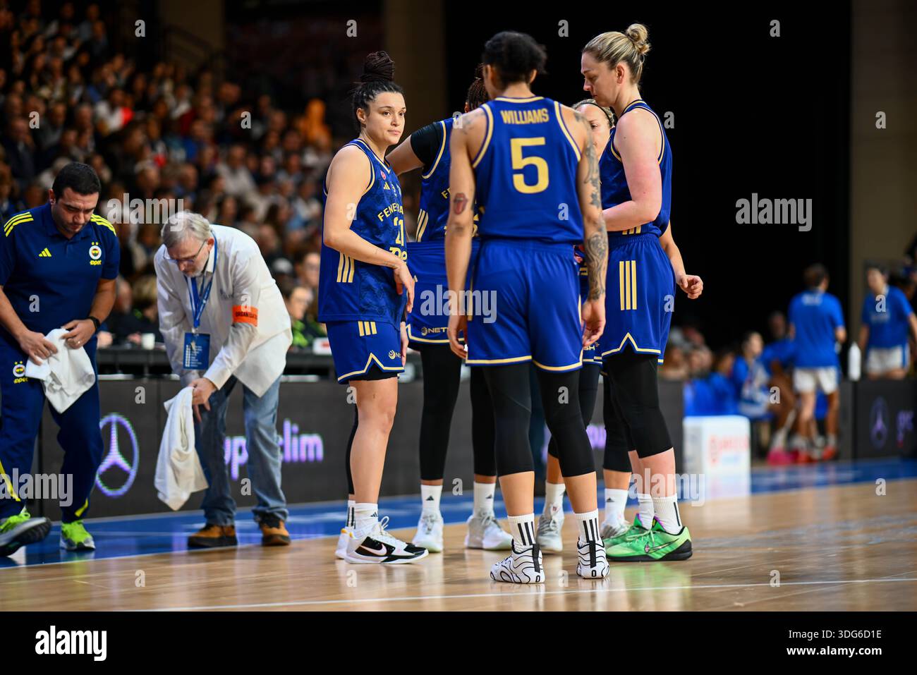 Kayla McBride of Fenerbahce during the Women's Euroleague match between ...