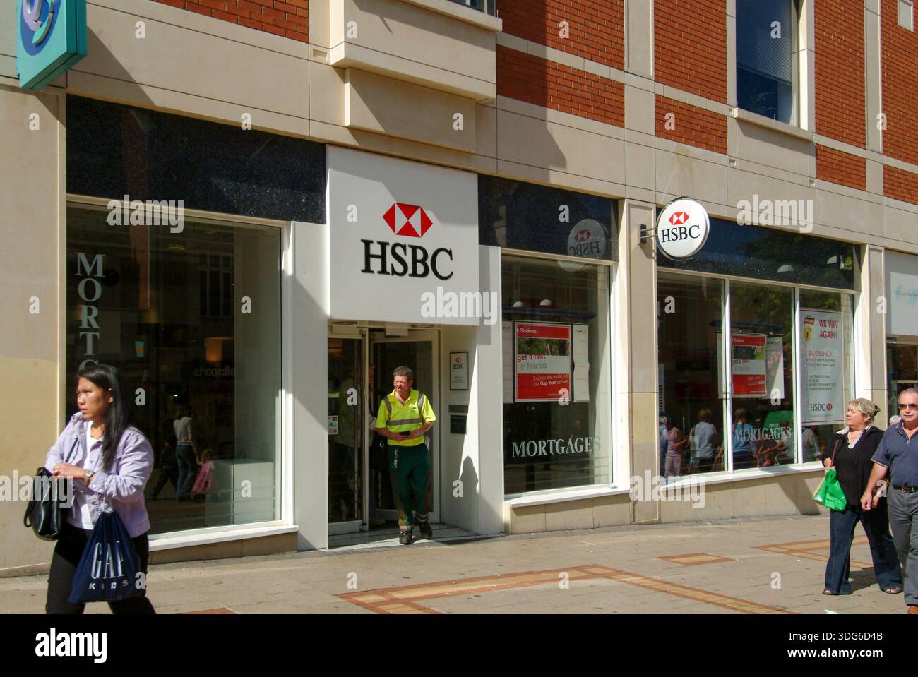 HSBC, bank building in a street in Sutton. - Sutton, United Kingdom ...