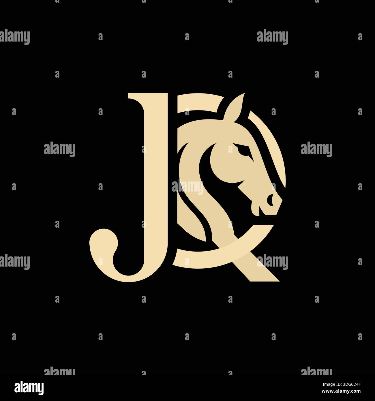 Versatile JQ QJ Monogram Logo for All Industries Stock Vector Image ...