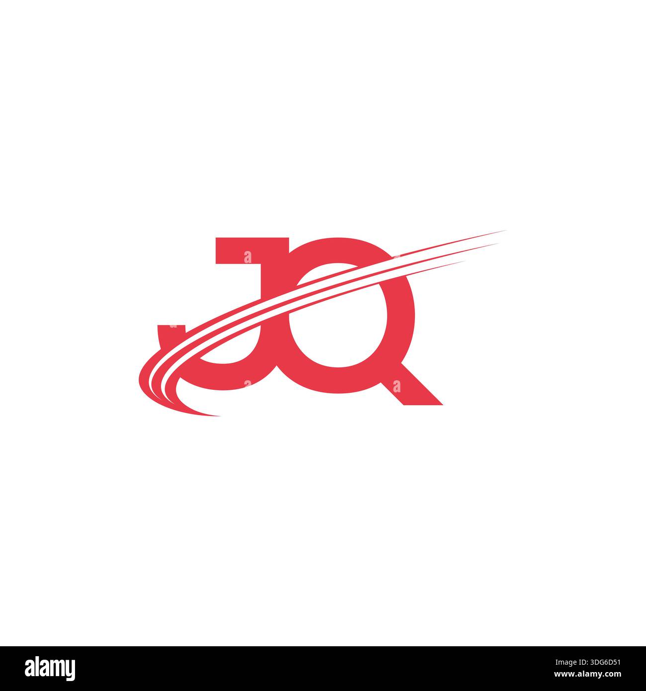 Versatile JQ QJ Monogram Logo for All Industries Stock Vector Image ...