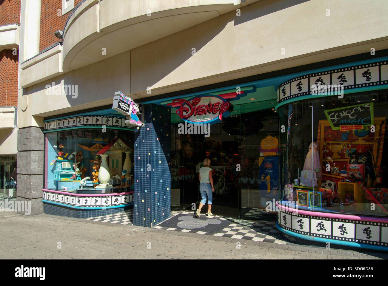 Disney store frontage seen from street, Derby. - Derby - England ...