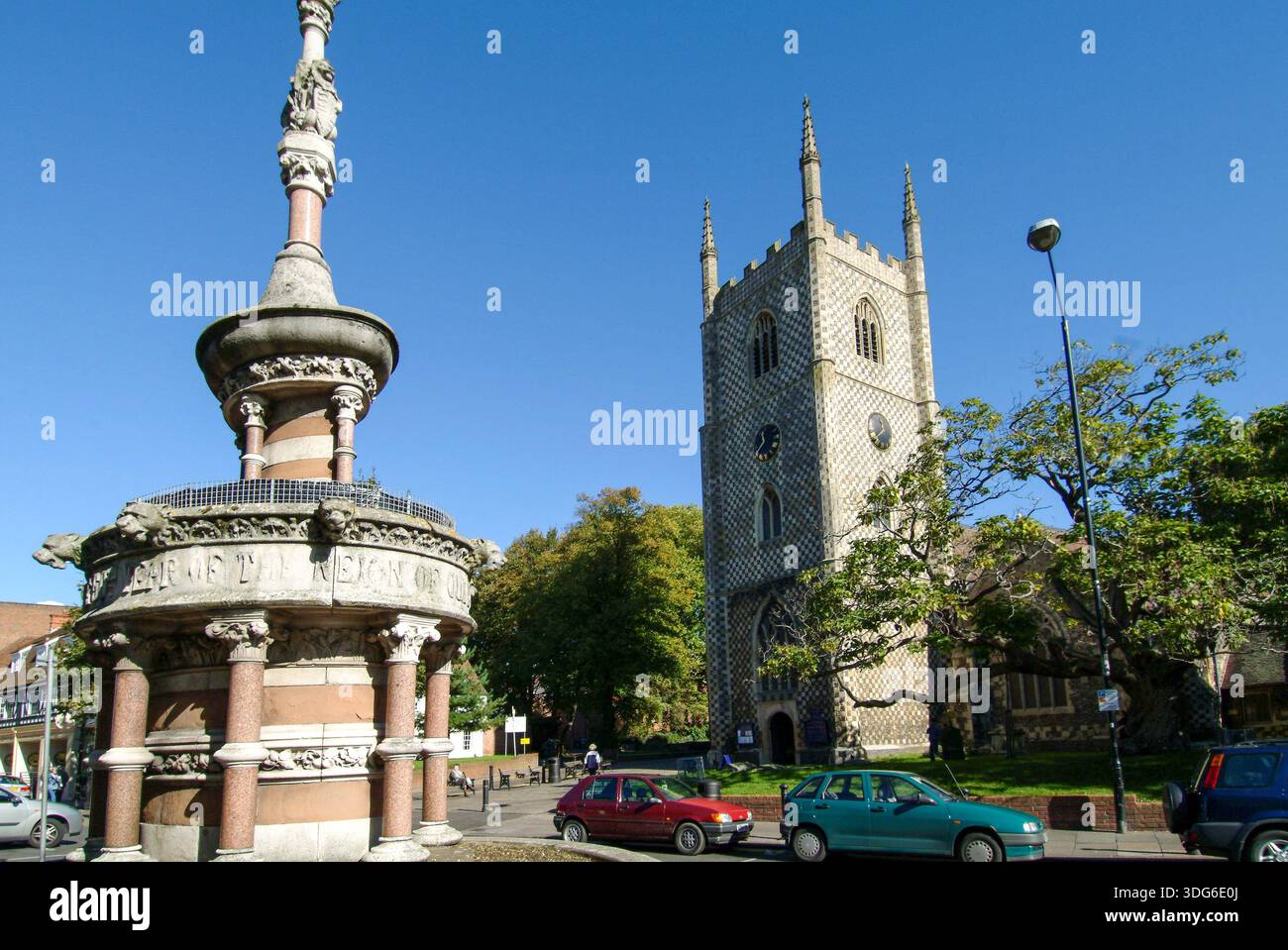 Reading, Berkshire, England, in the Thames Valley, St. Mary's Butts ...